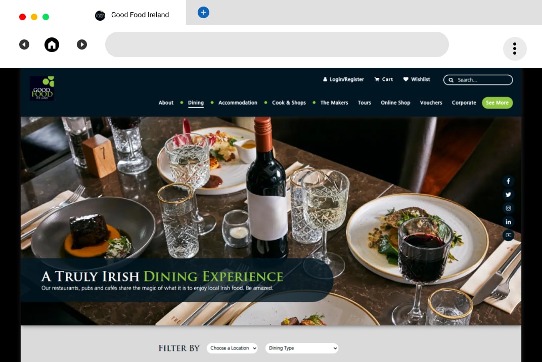 Project: Good Food Ireland by Matrix Internet